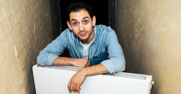 Actor isolates burst radiator pipe backstage mid-scene to help the show ...