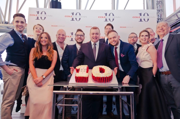Arlene Phillips and Pixie Lott celebrate Cole Kitchenn birthday