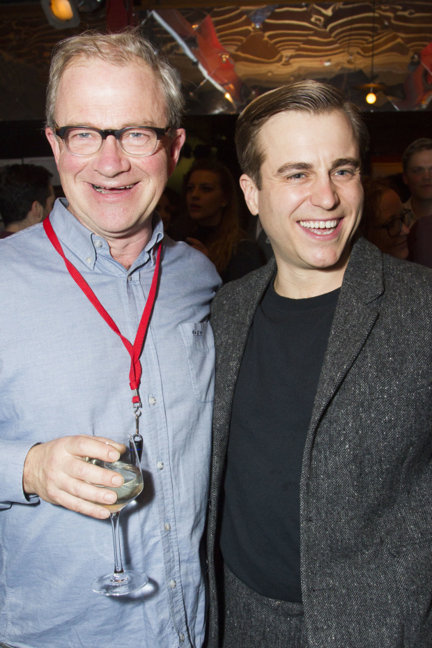 In pictures: Harry Enfield celebrates opening night of Once in a Lifetime