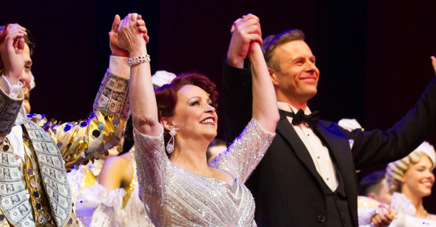 Sheena Easton and cast at 42nd Street opening night