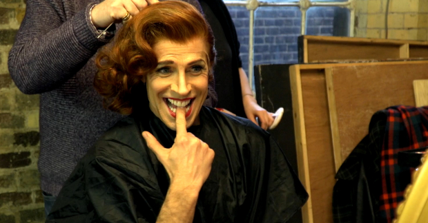 Watch Jason Gardiner transform into Sylvia St Croix for Ruthless!