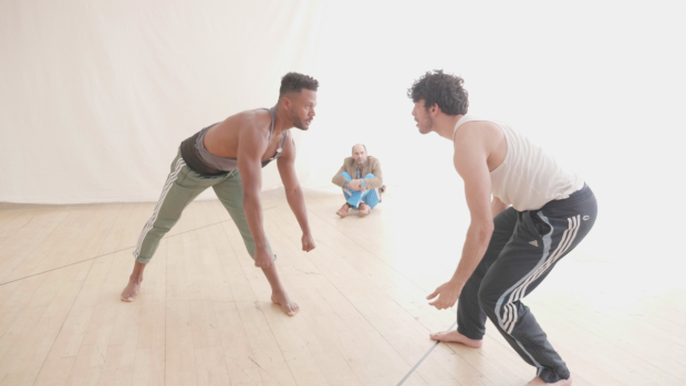 In rehearsals with Ned Bennett's new production of Equus