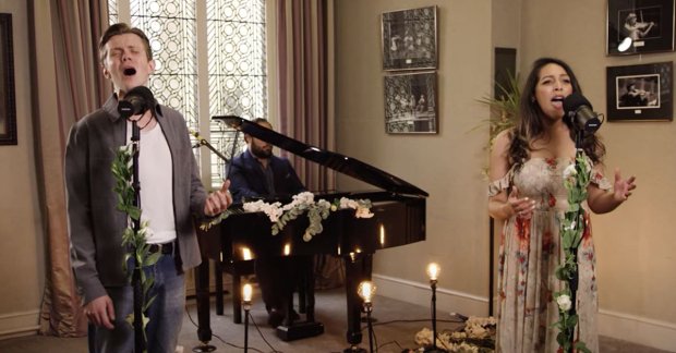 Watch Rob Houchen and Simbi Akande sing a medley from Children of Eden