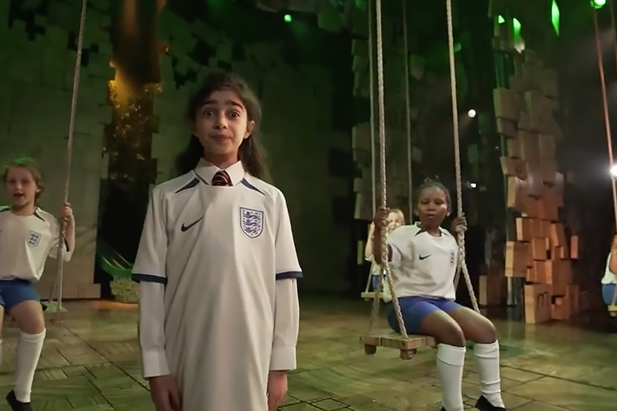 Watch the West End cast of Matilda pay tribute to England’s Lionesses