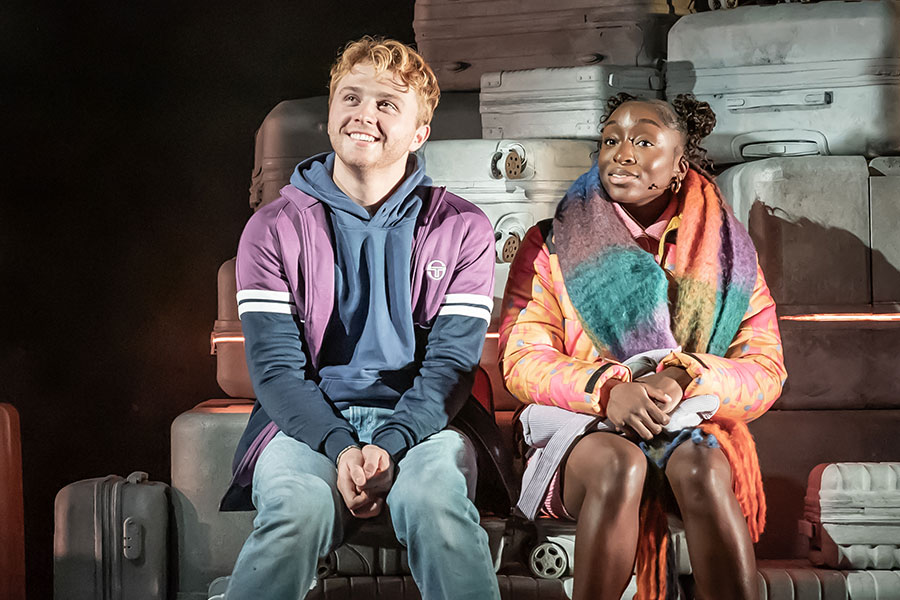 First look: Sam Tutty and Dujonna Gift in new musical Two Strangers ...