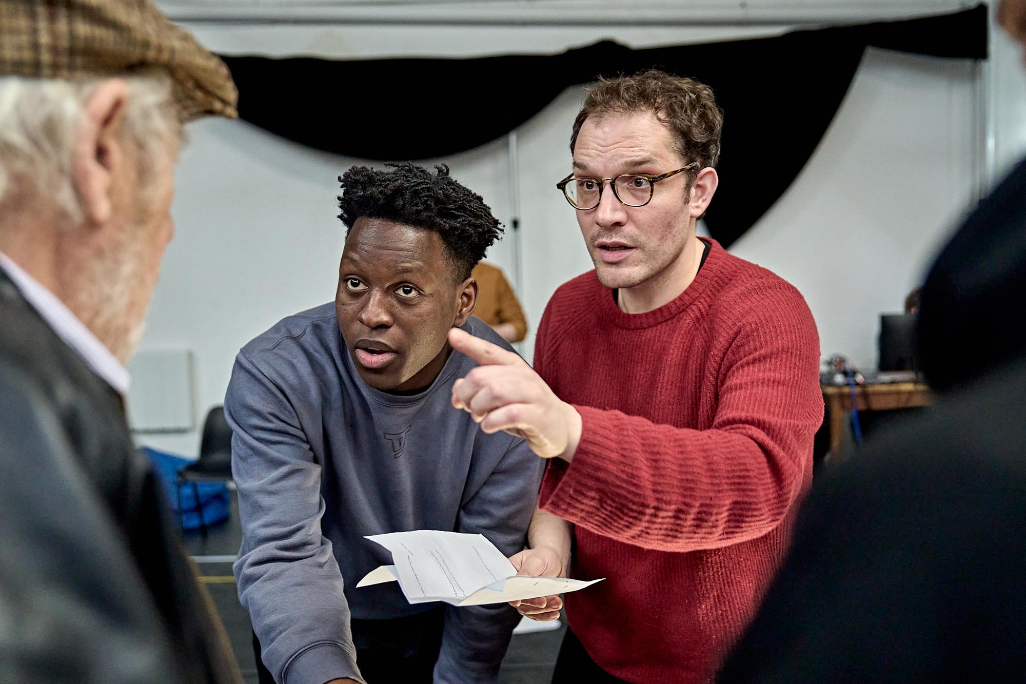 Player Kings with Ian McKellen and Toheeb Jimoh – in rehearsals