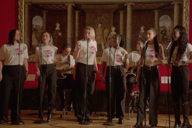 Six cast perform “Haus of Holbein” at Buckingham Palace exhibit