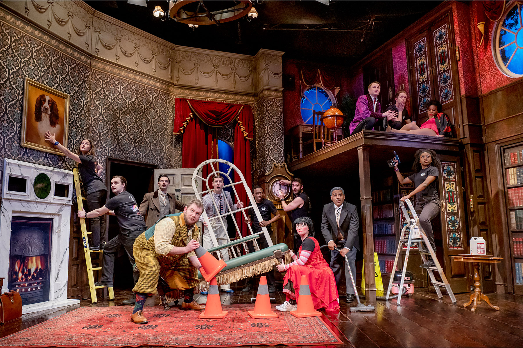 The Play That Goes Wrong releases production shots of new 2024 West End ...