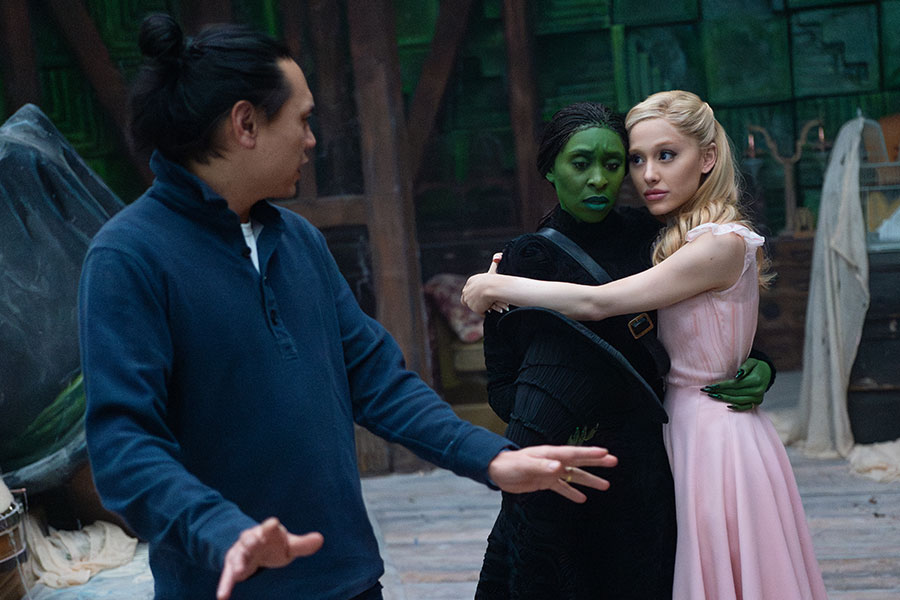Wicked movie releases behind-the-scenes photos