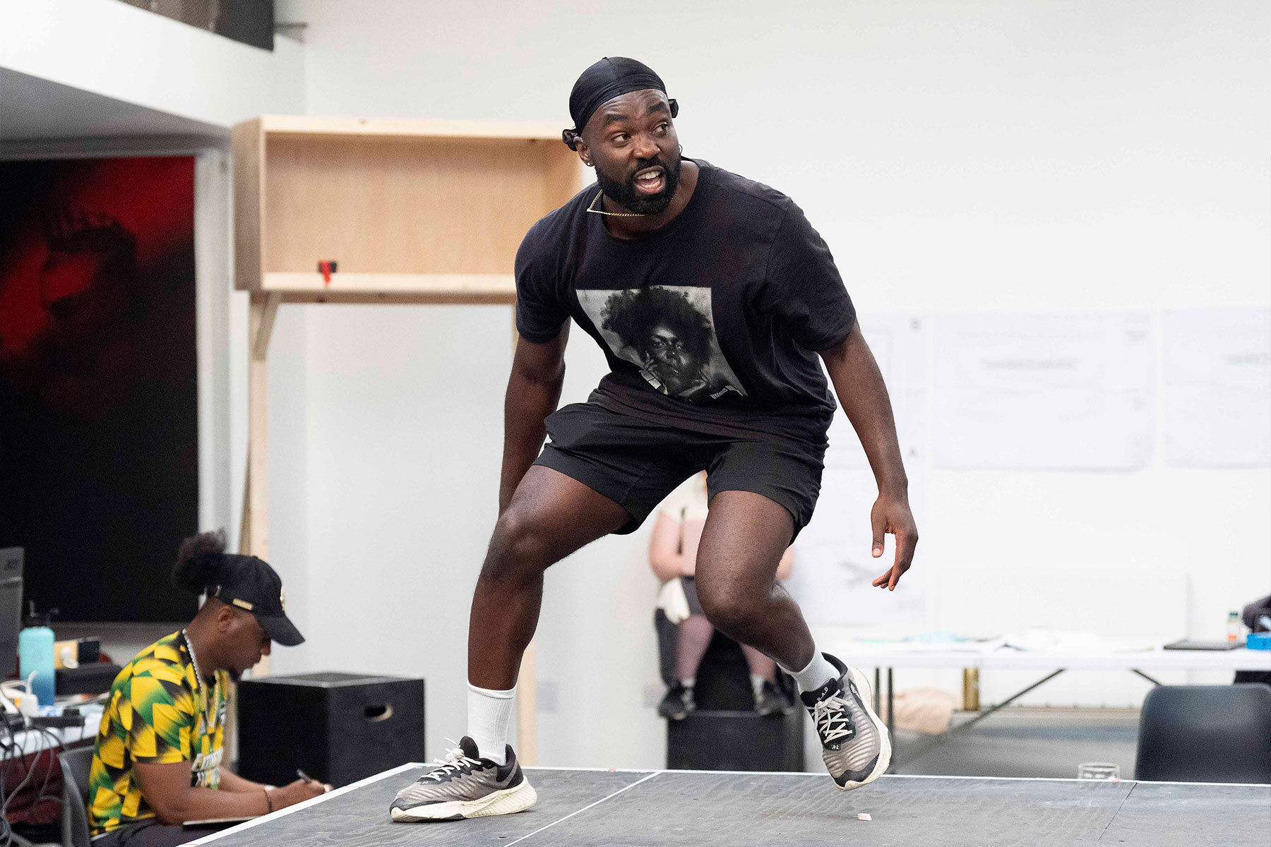 Death of England – Paapa Essiedu and Thomas Coombes in rehearsals