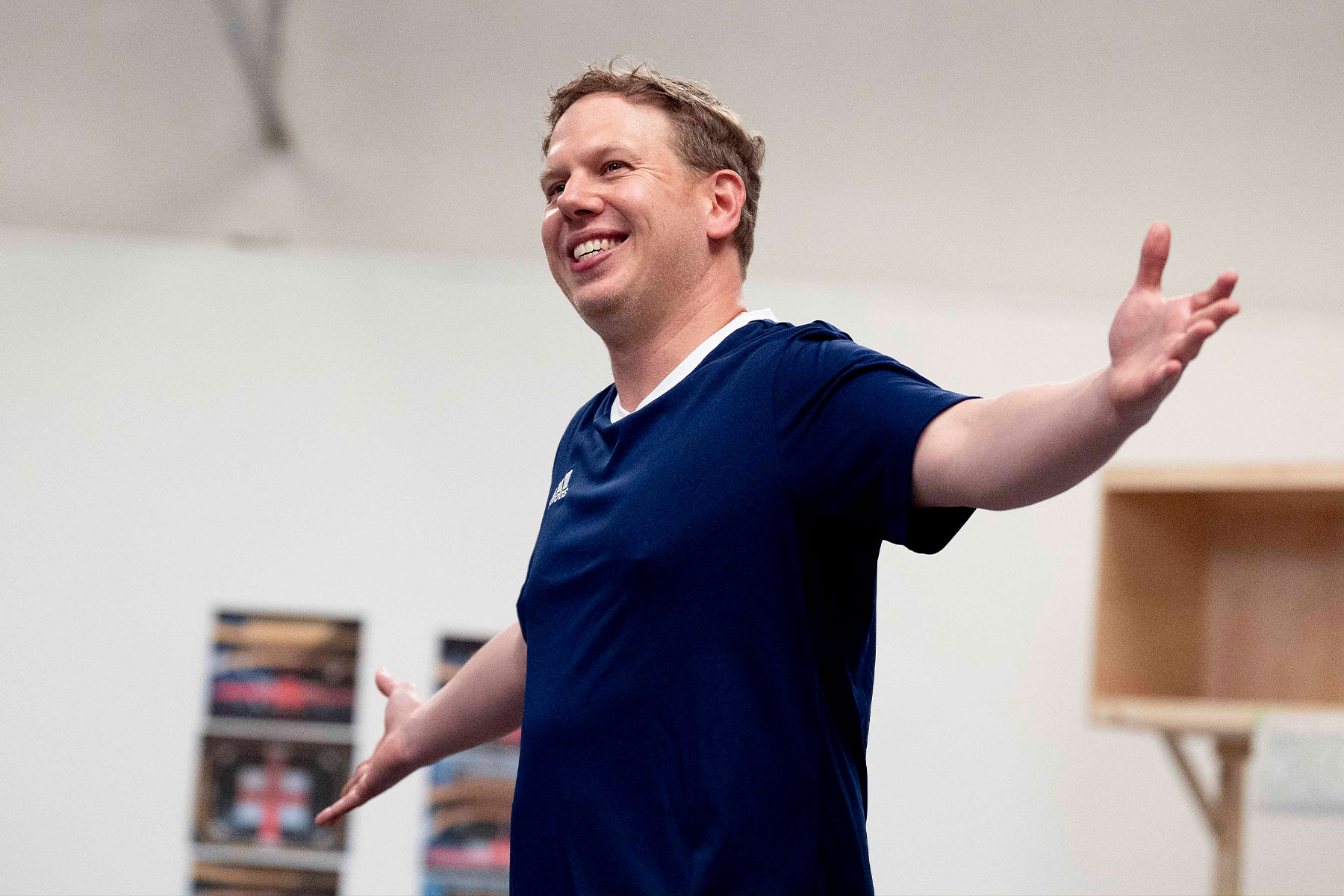 Death of England – Paapa Essiedu and Thomas Coombes in rehearsals
