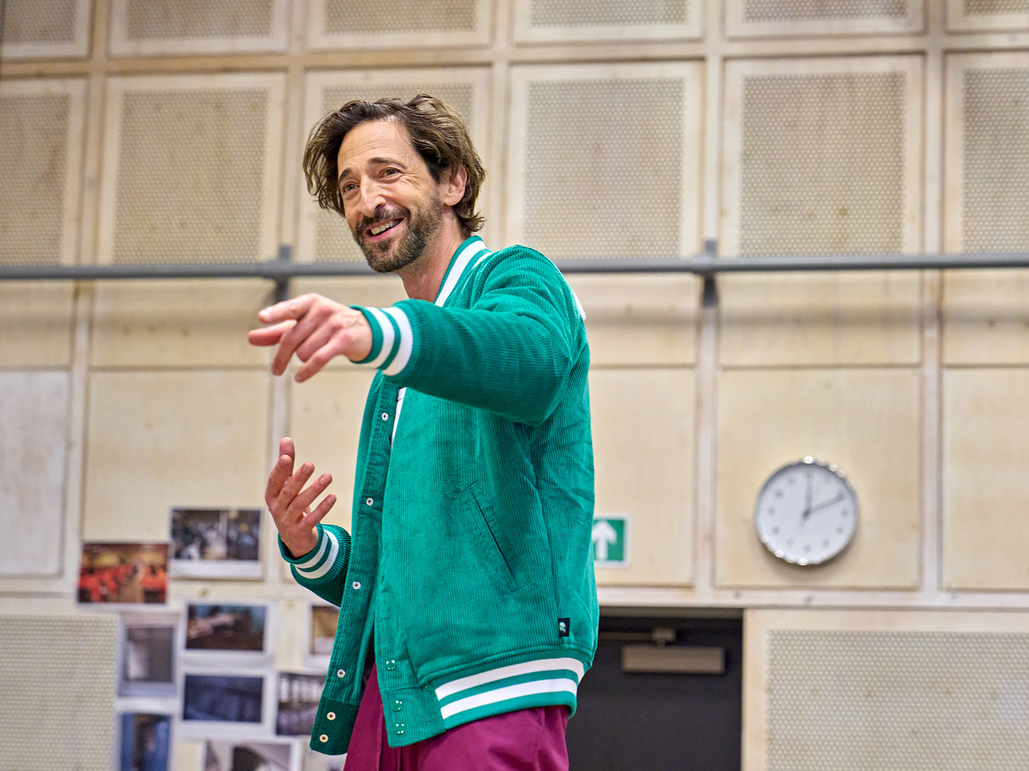 Exclusive look: Oscar winner Adrien Brody rehearses for London stage ...
