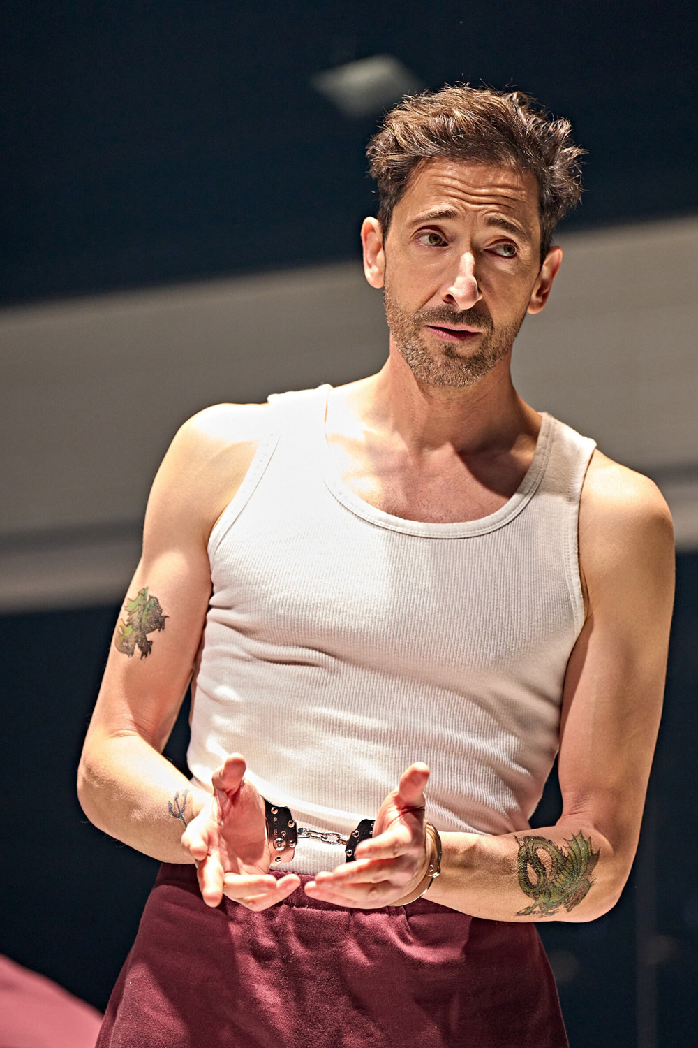 Oscar winner Adrien Brody in The Fear of 13 at Donmar Warehouse – first ...