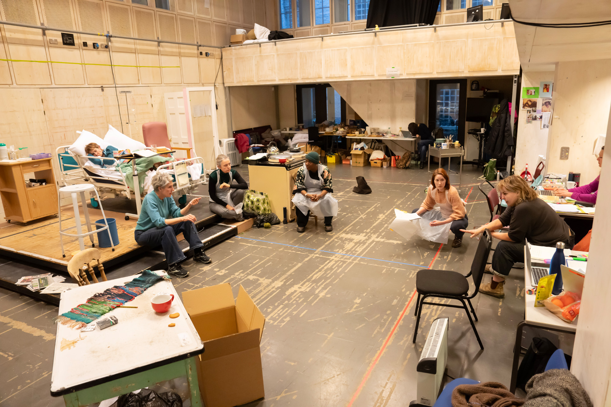 Backstroke at Donmar Warehouse – first look at rehearsals with Tamsin ...