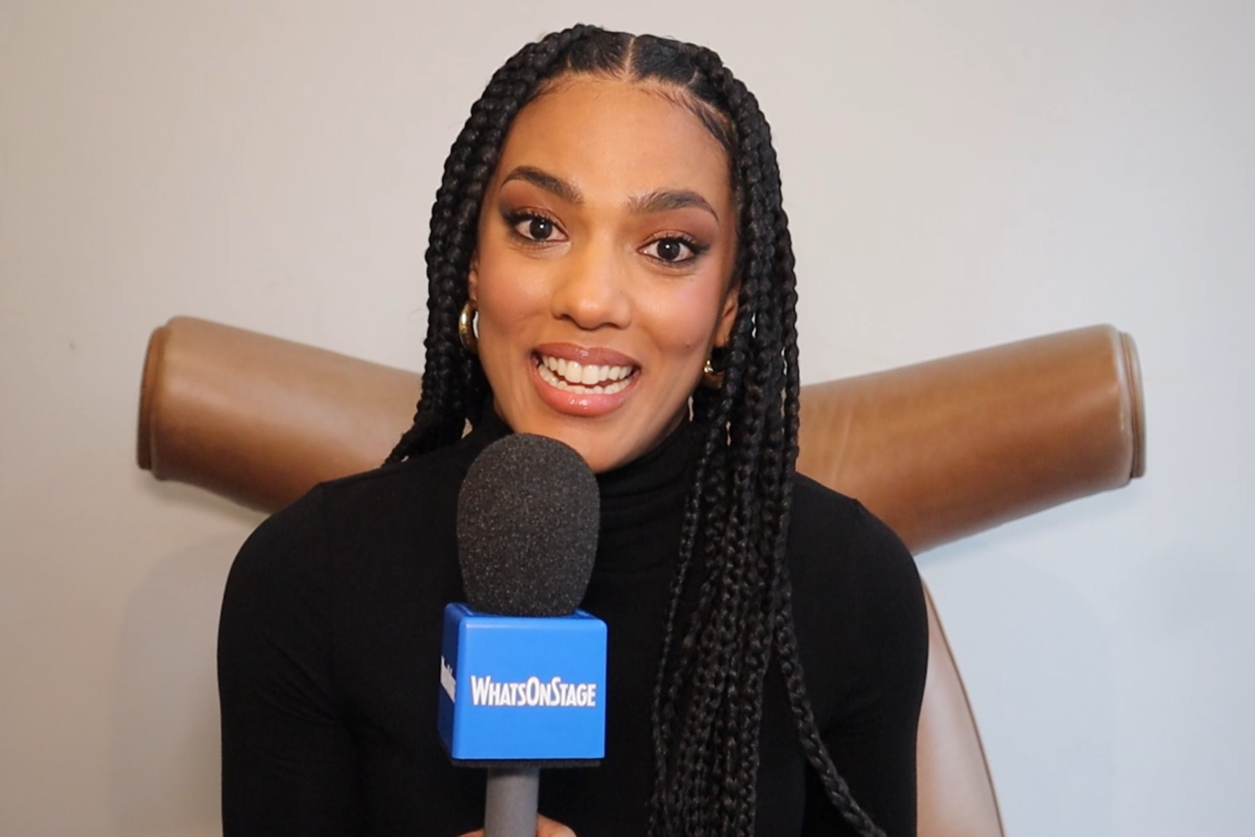 Watch Freema Agyeman’s acceptance speech at the WhatsOnStage Awards