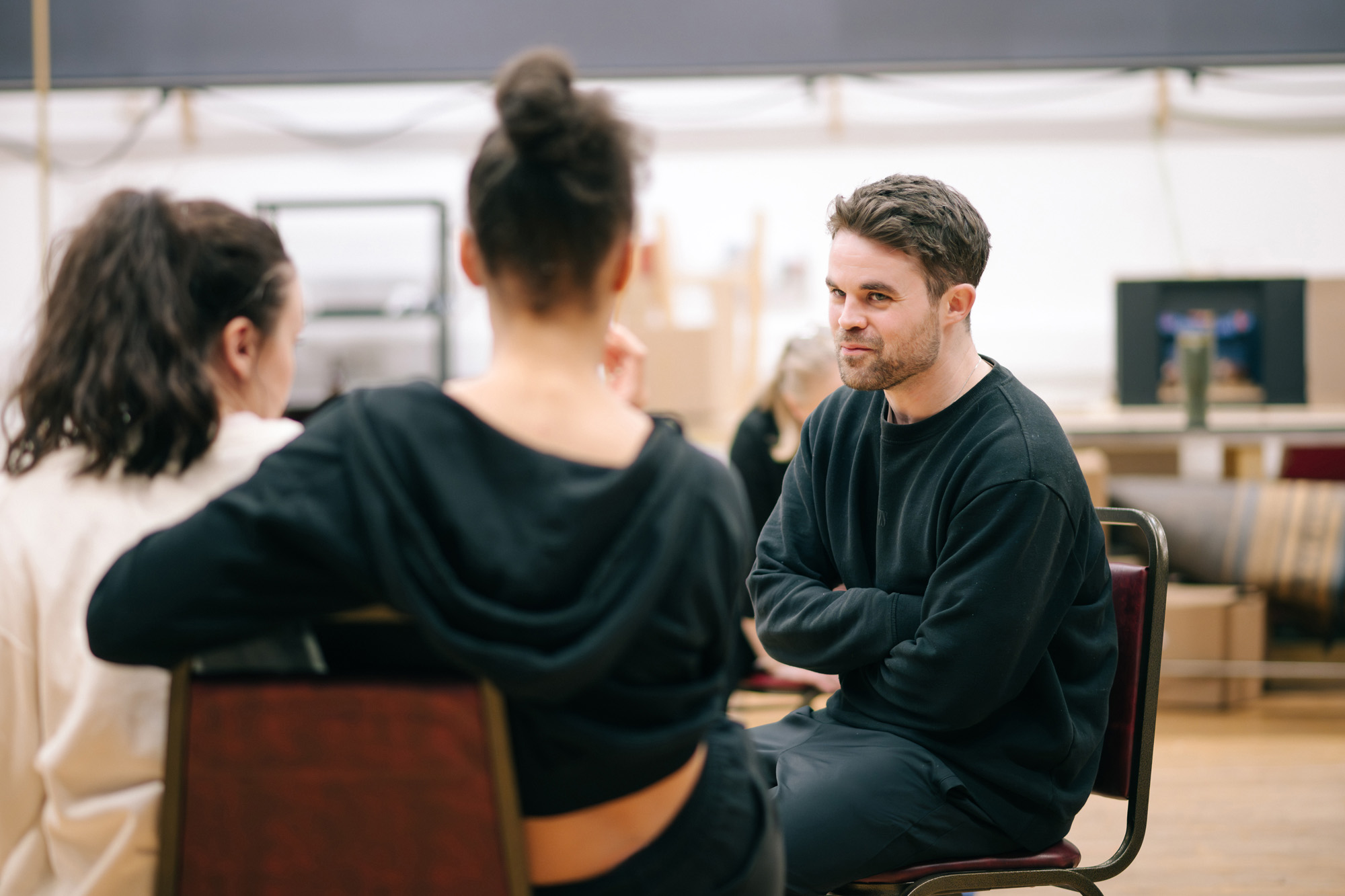 Take a look at the Wild Rose musical in rehearsals