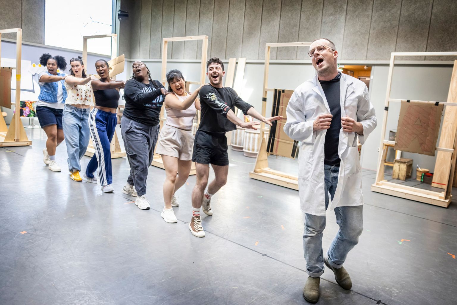 Shucked releases rehearsal photos ahead of UK premiere