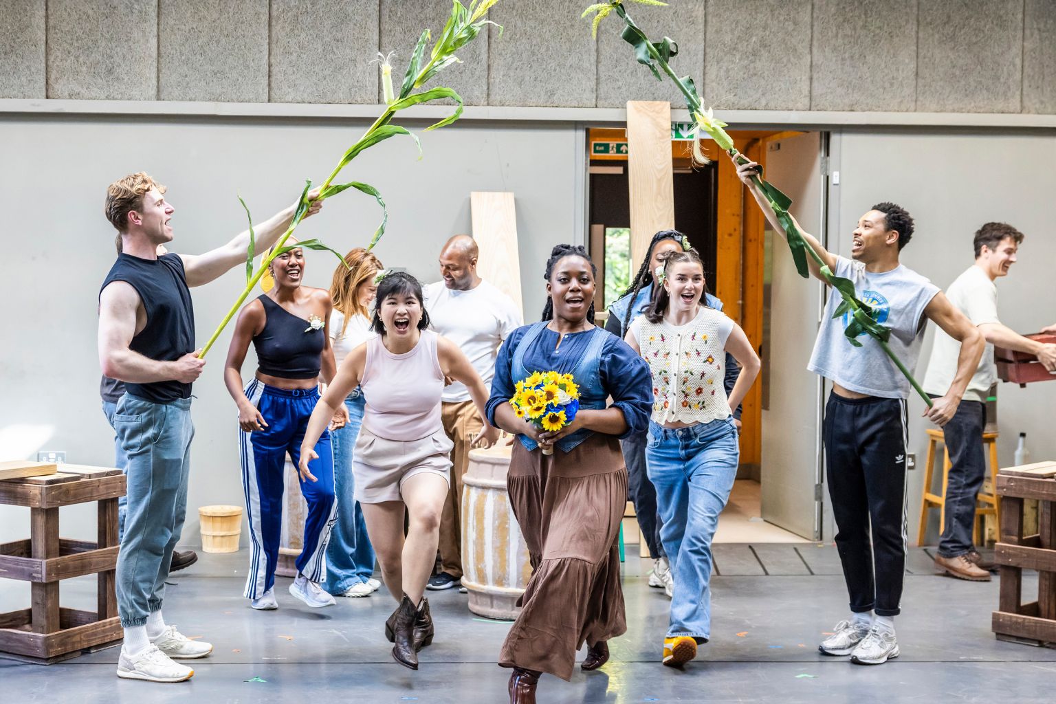 Shucked releases rehearsal photos ahead of UK premiere