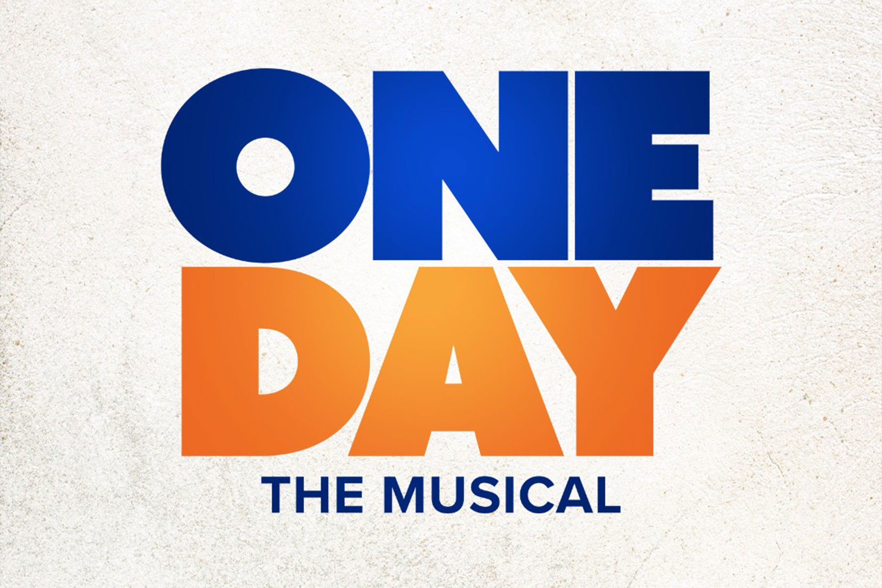 New musical based on One Day novel to receive world premiere production