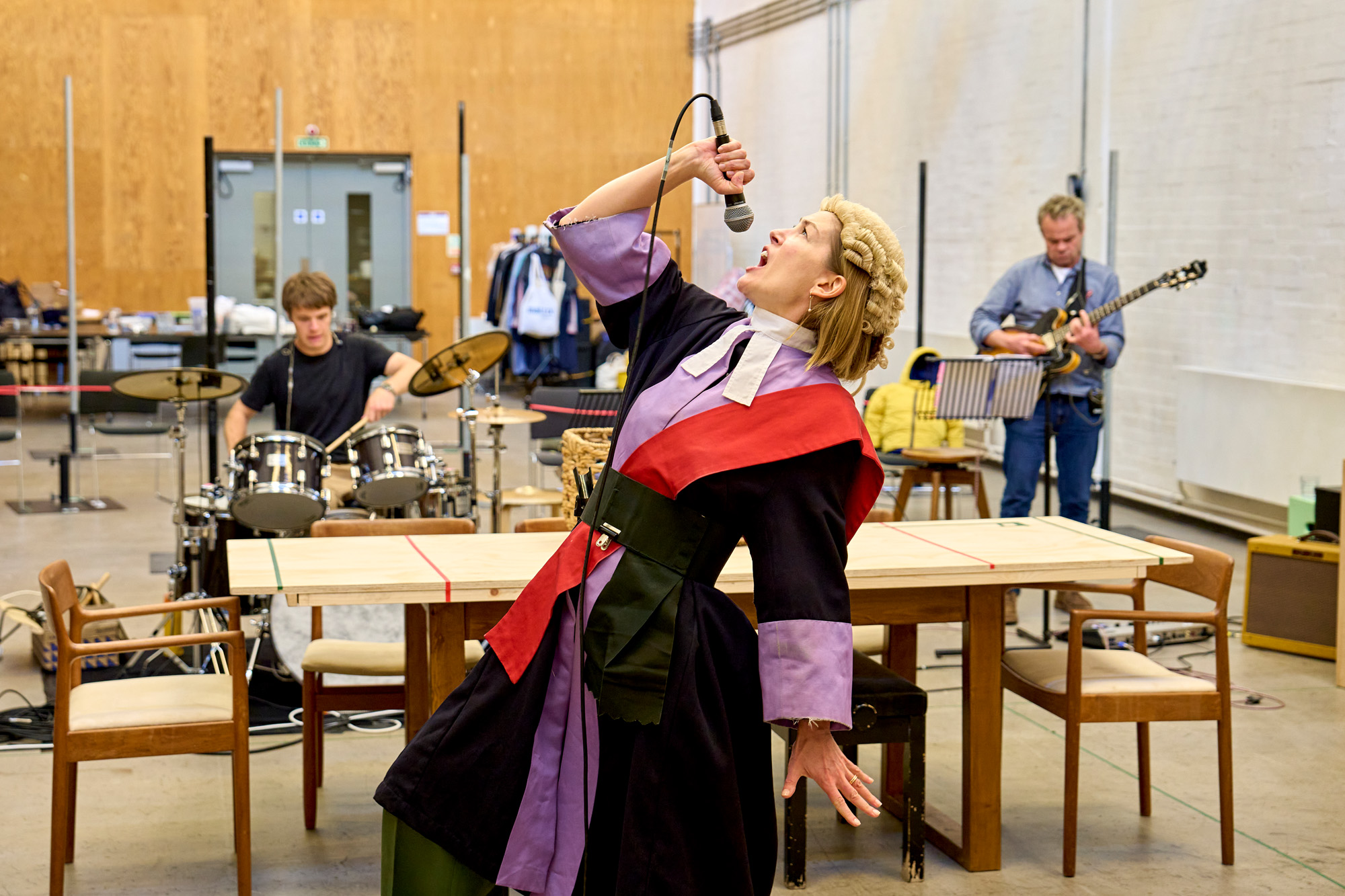 Inter Alia review – Rosamund Pike holds court in National Theatre debut