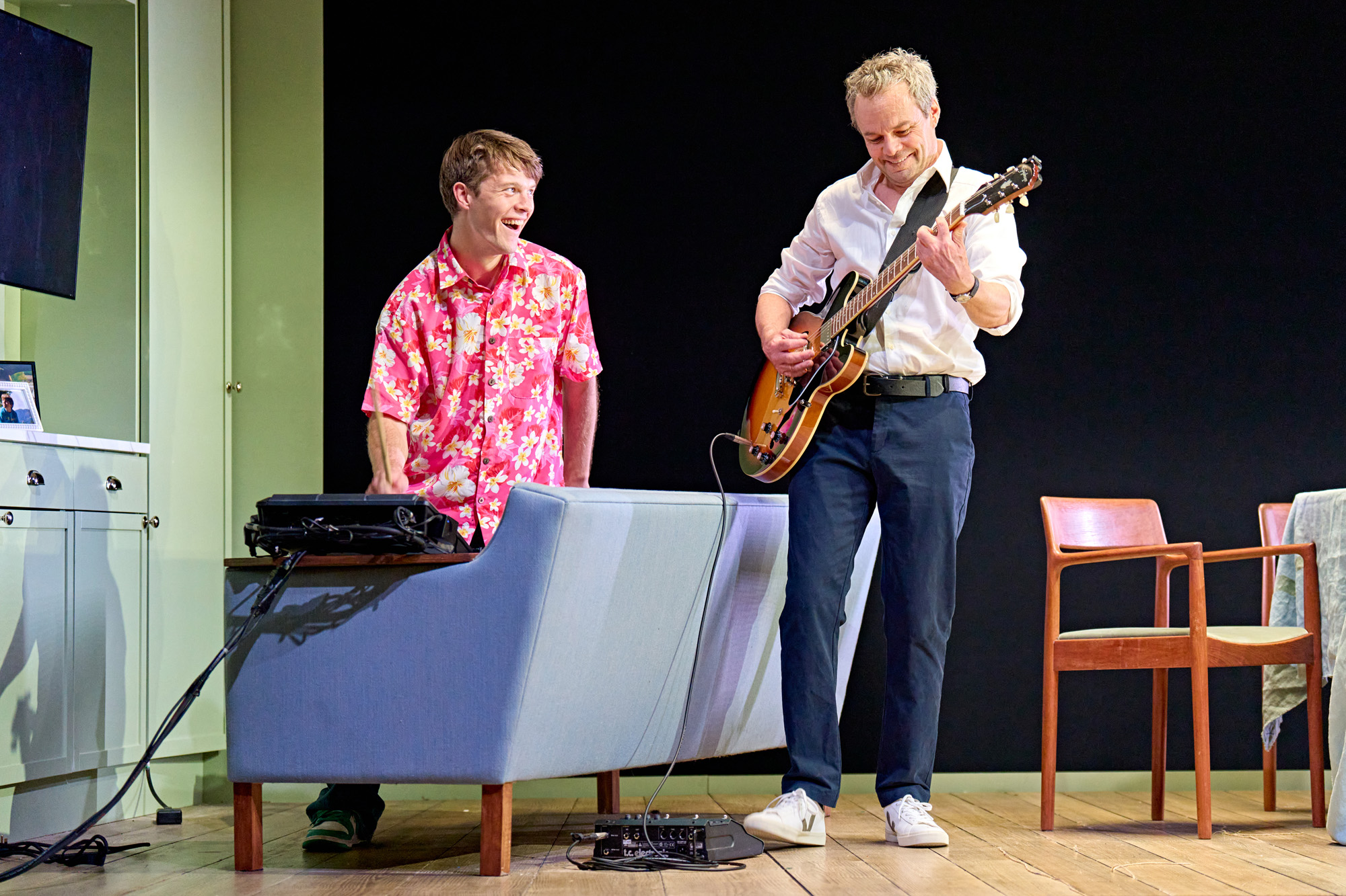 Inter Alia review – Rosamund Pike holds court in National Theatre debut