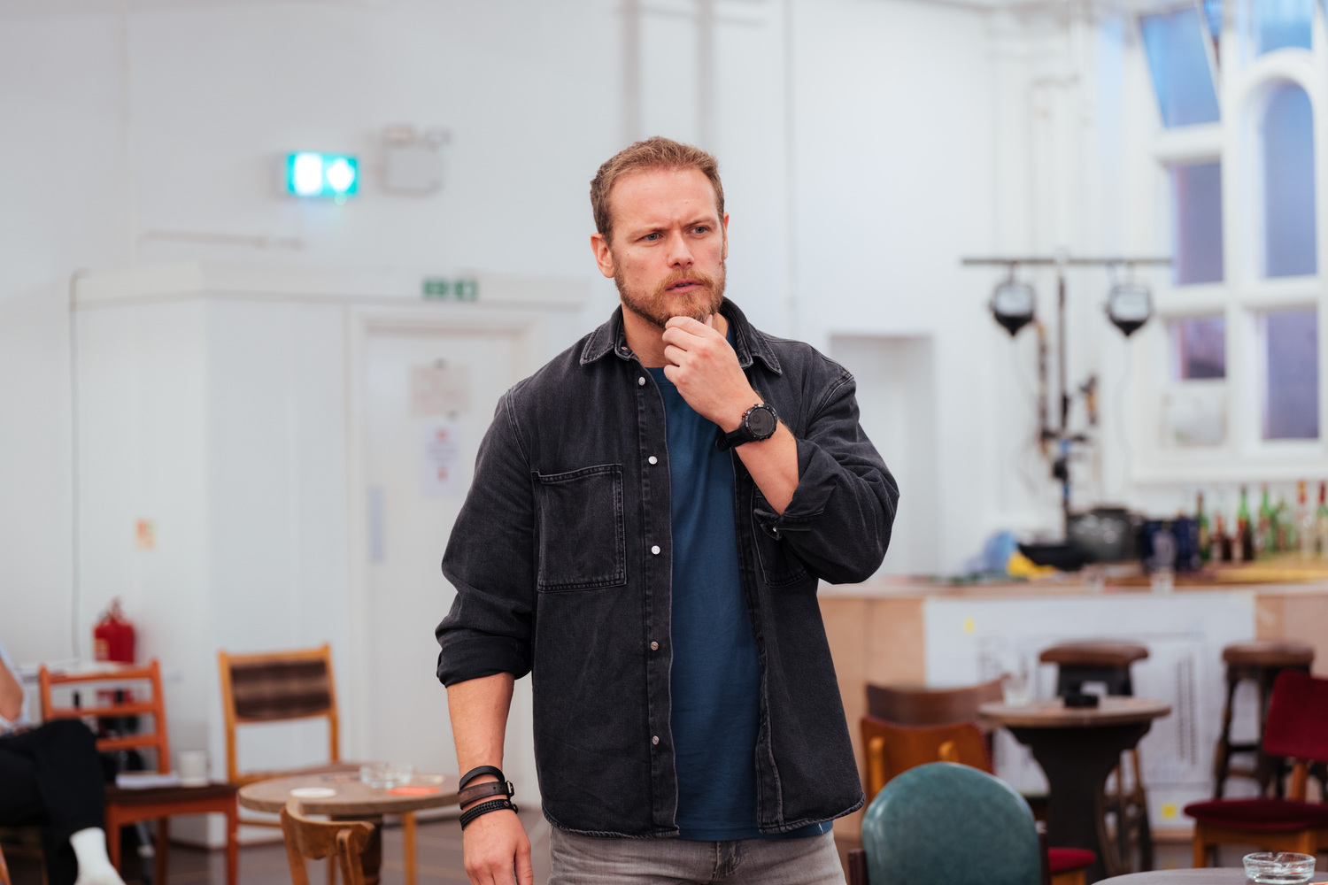 RSC’s Macbeth with Sam Heughan and Lia Williams – rehearsal photos released