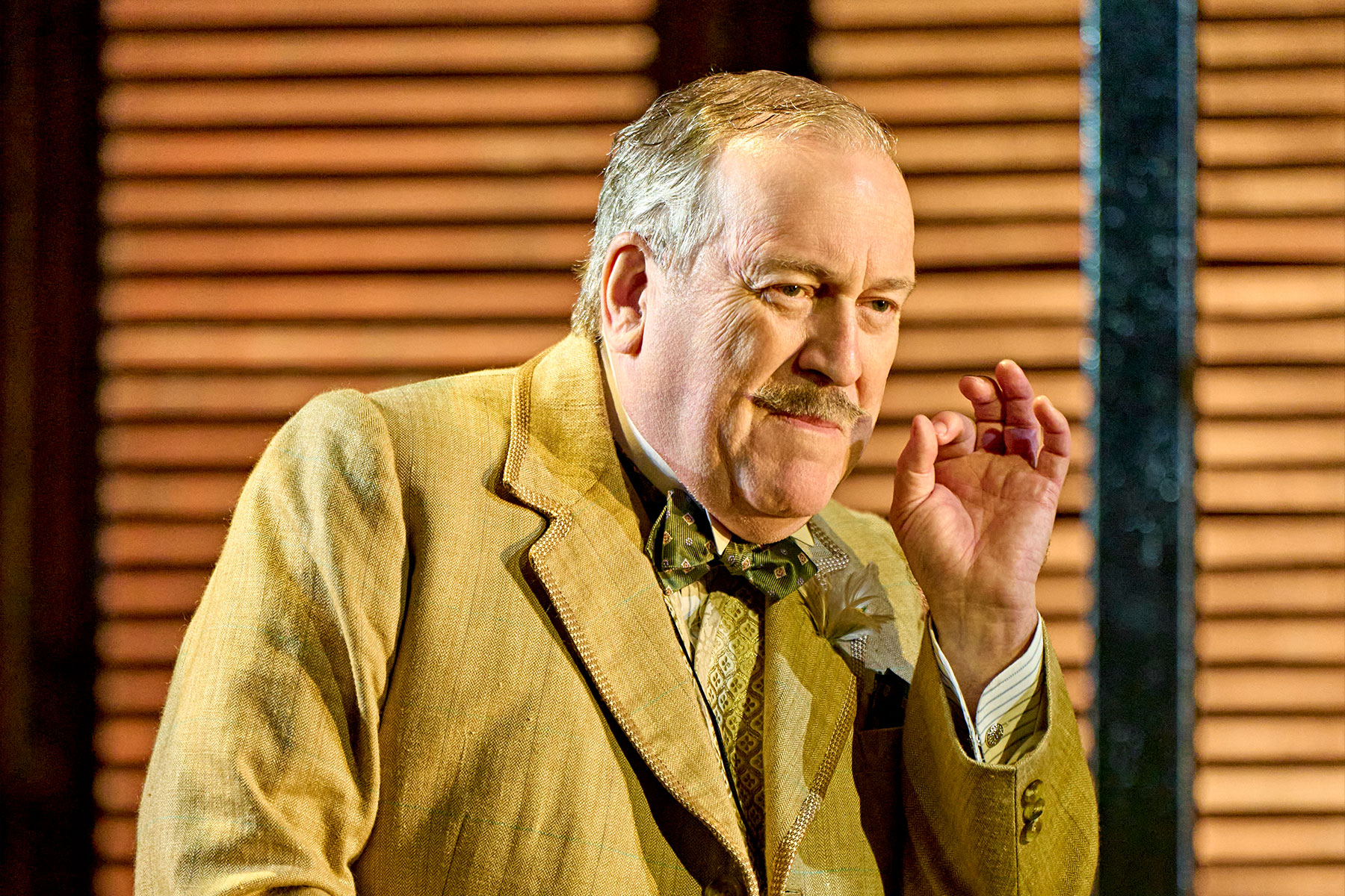 Death on the Nile tour review – choppy waters in Poirot show on stage