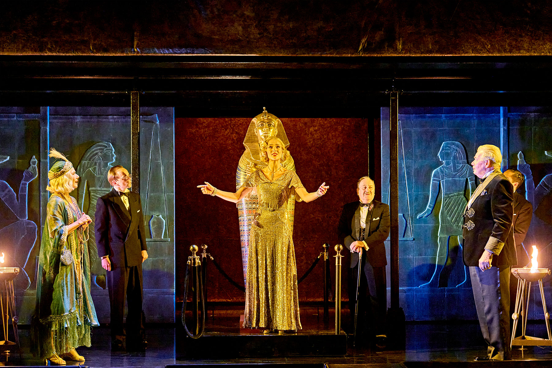 Death on the Nile tour review – choppy waters in Poirot show on stage