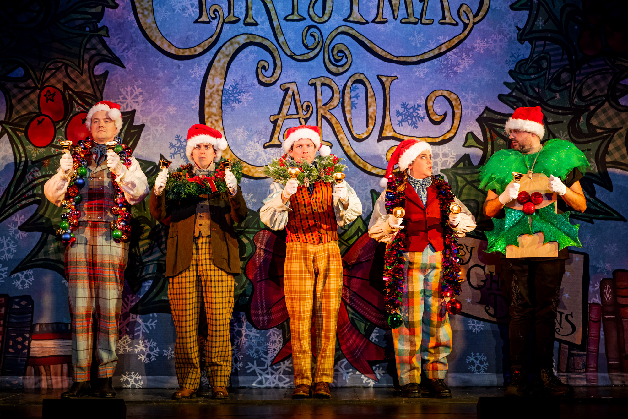 Christmas Carol Goes Wrong in the West End and on tour – first look photos