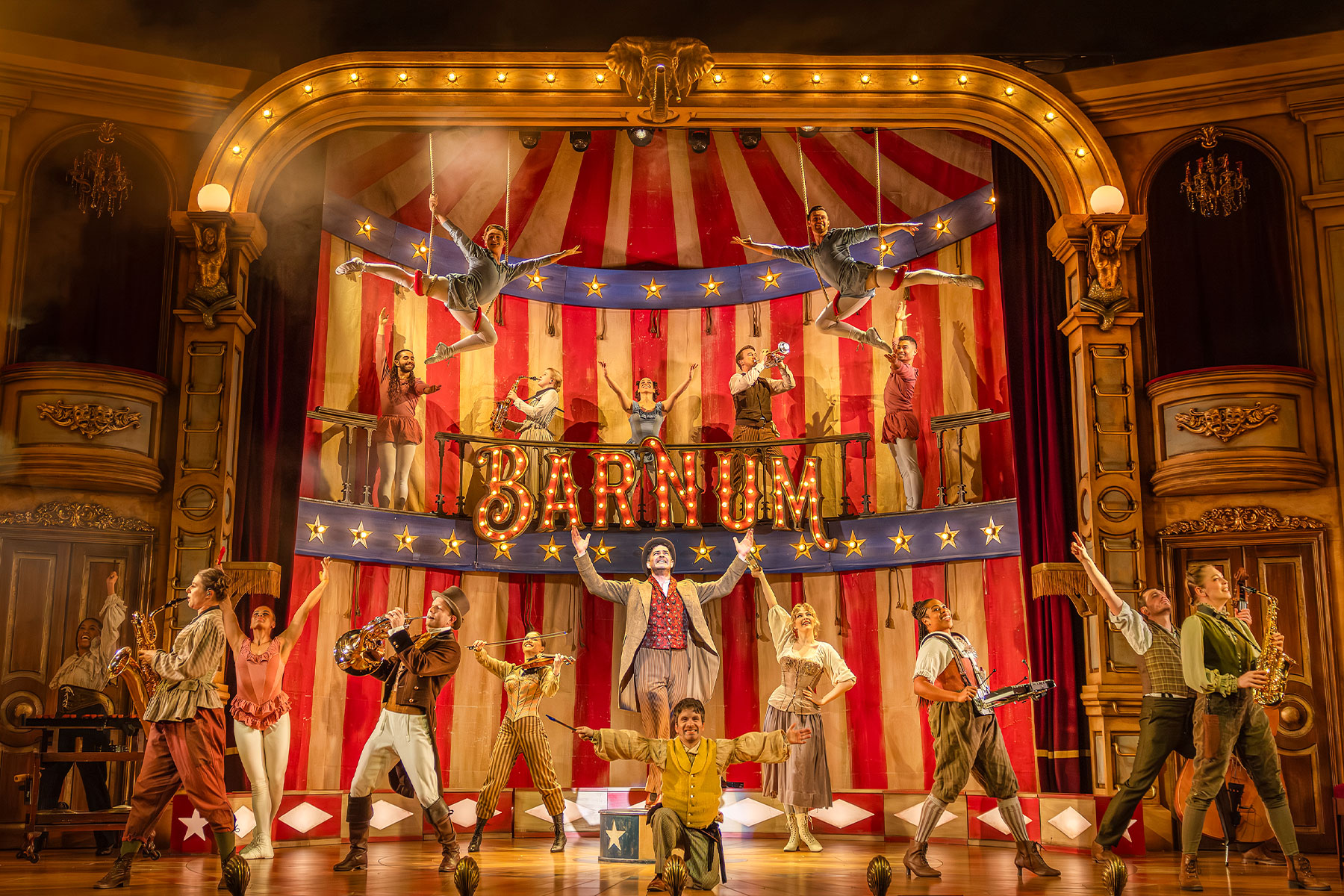 Barnum with Lee Mead on tour – review