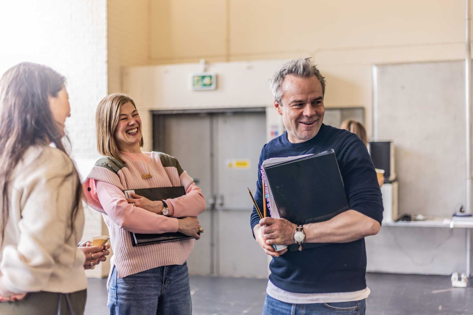 Inter Alia with Rosamund Pike reveals West End rehearsals photos and ...