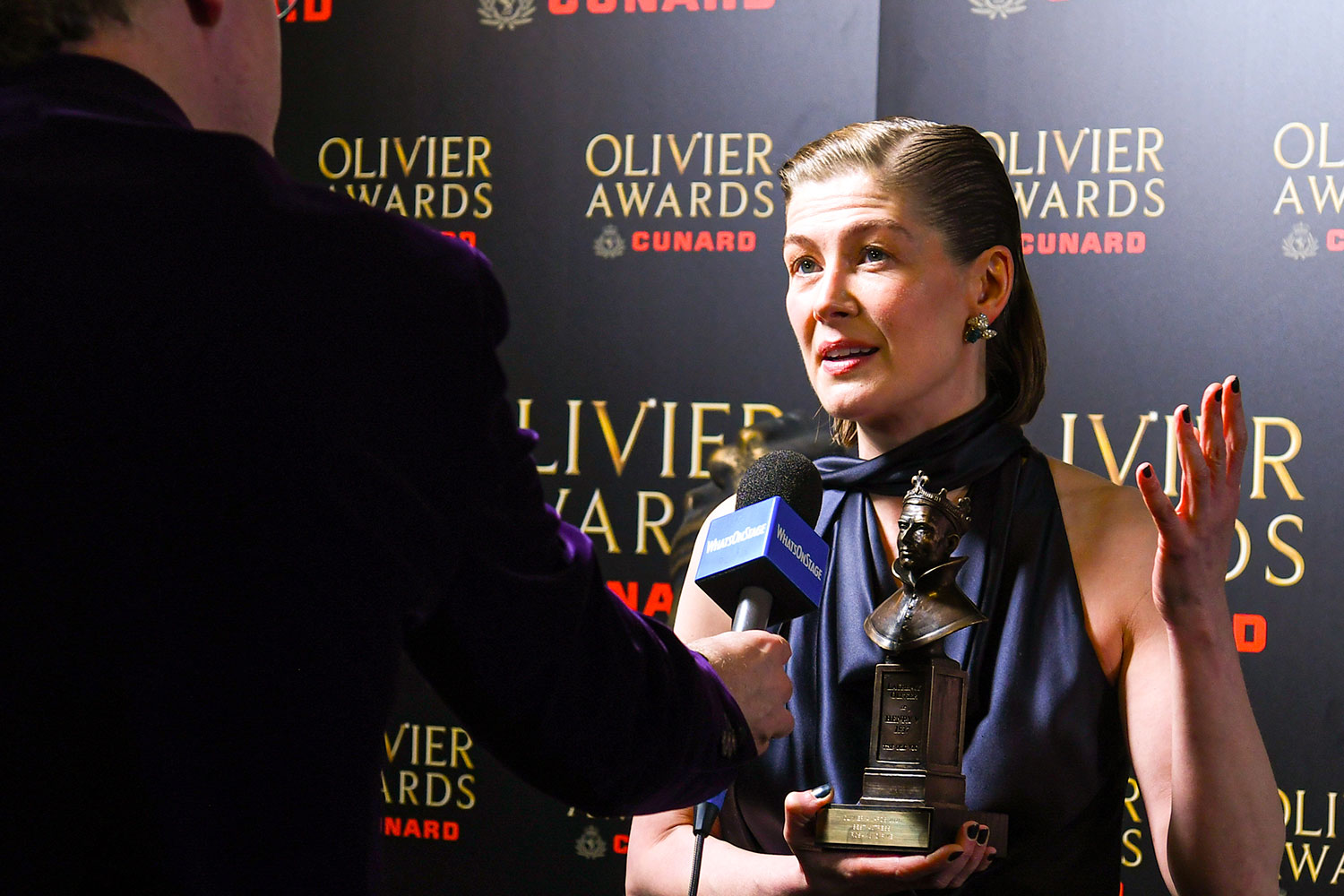Rosamund Pike lambasts audience member using phone during show
